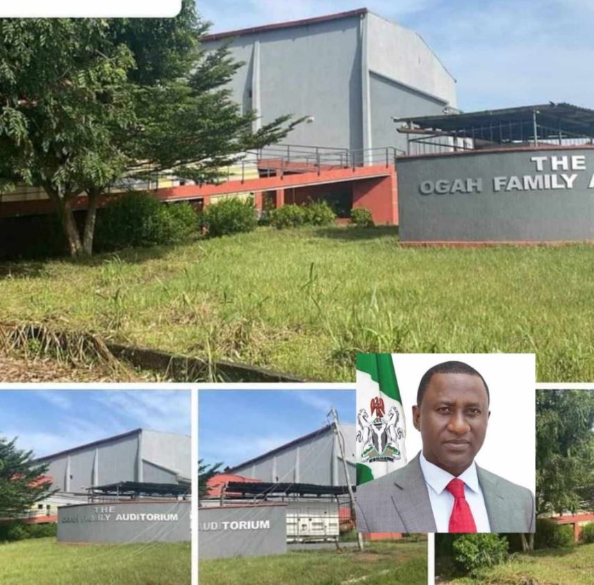 Ogah's Generosity Shines On: Auditorium At Abia State University A ...